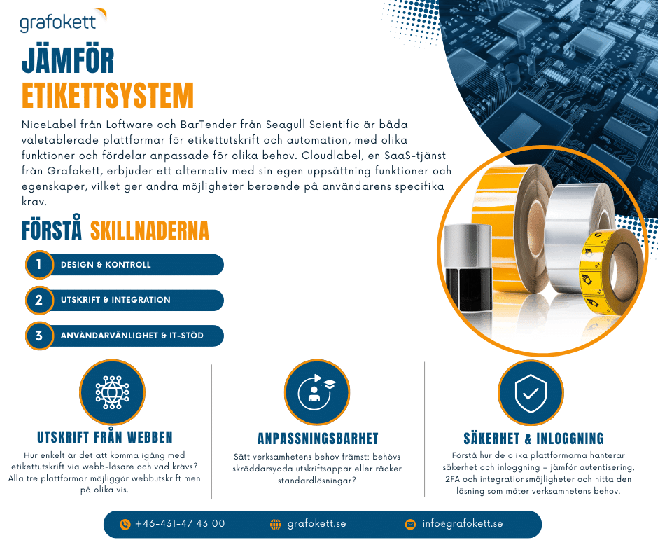 Jämförelse etikettsystem - ladda ner guiden - Grafokett AB